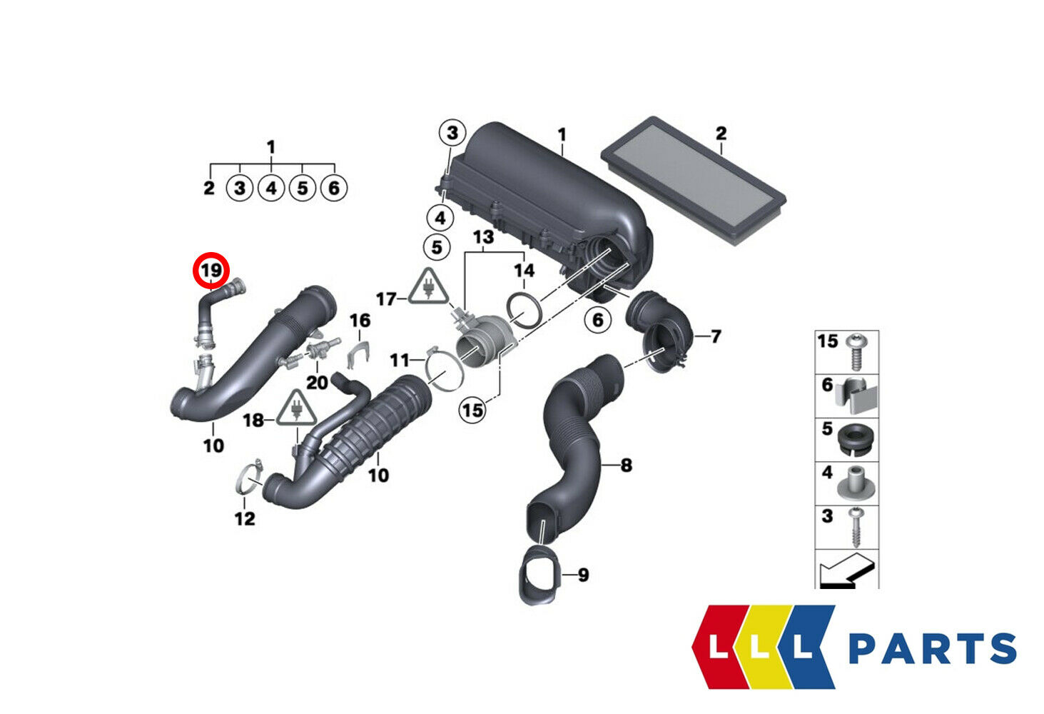 Durite ventilation Mini Countryman R60 | Pièce Auto Occasion à prix ...